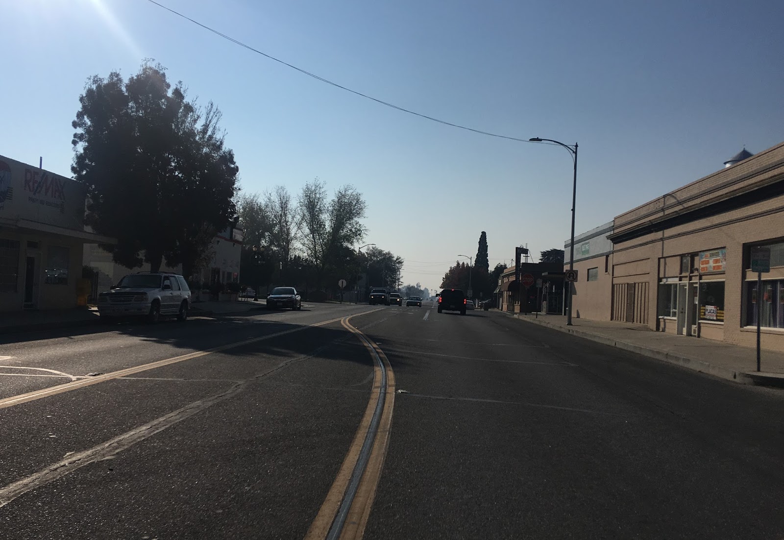 Into the foggy void; California State Route 43