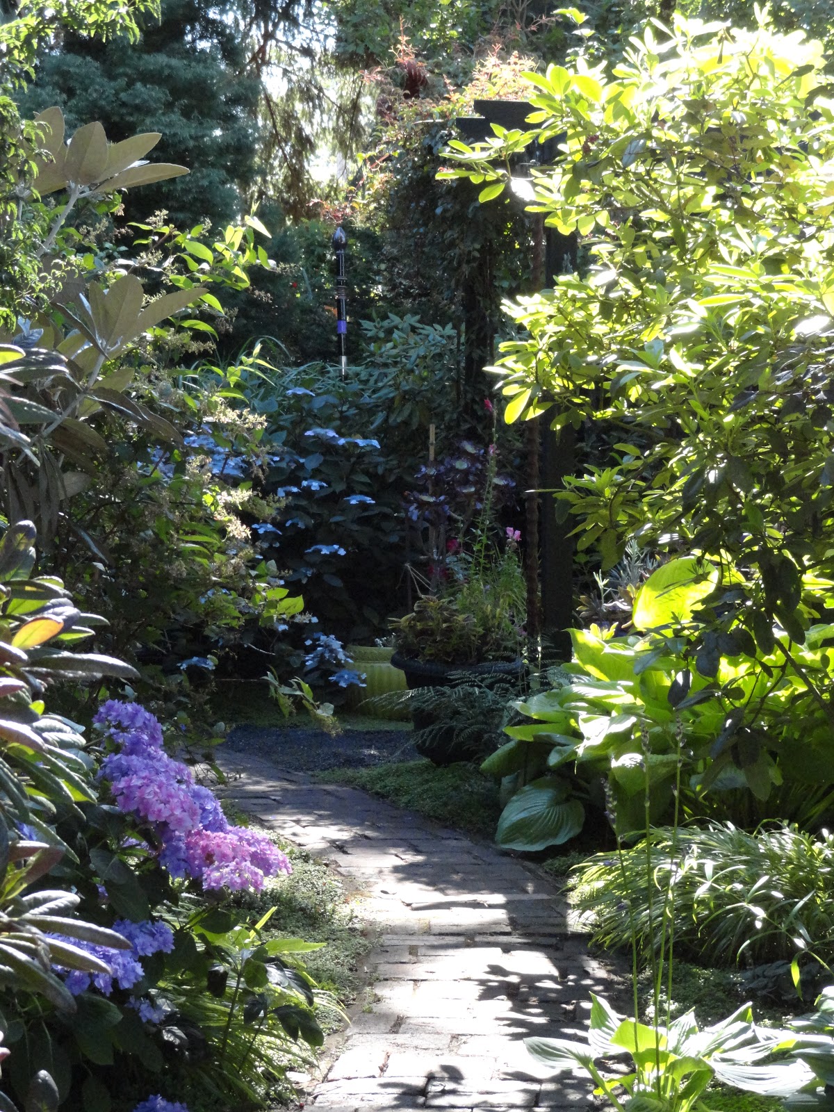 danger garden: Salem Study Weekend, the Strubel and Crowe gardens