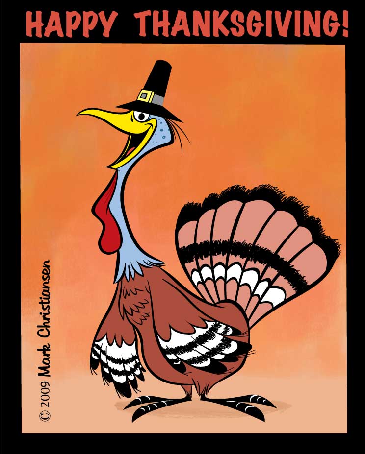 Mark Christiansen's Art and Cartoon Blog: TURKEY LURKEY