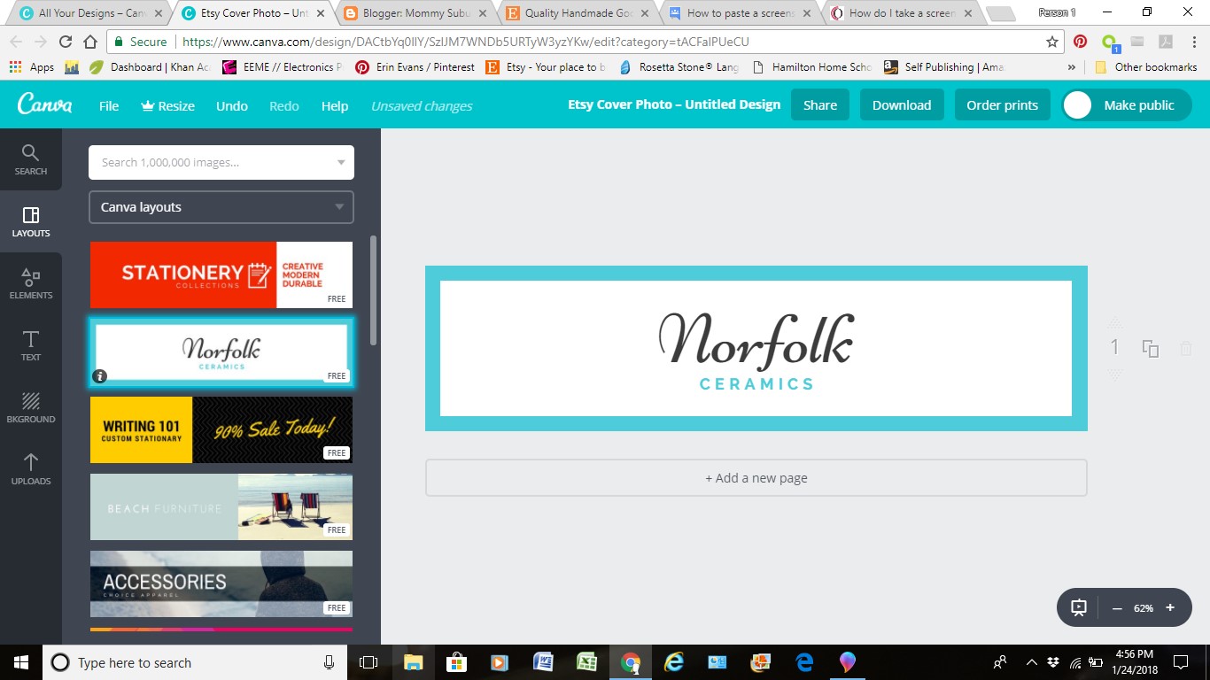 Mommy Suburbia: How to Make a FREE Custom Etsy Shop Banner