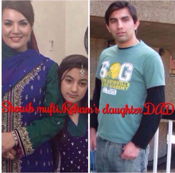 The Real Biological Father of Reham Khan 's youngest daughter Inaya ...
