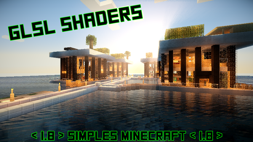 Simples Minecraft: Mod - GLSL Shaders (1.8)