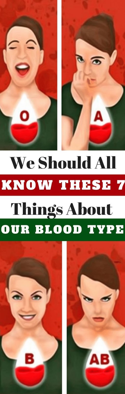 WE SHOULD ALL KNOW THESE 10 THINGS ABOUT OUR BLOOD TYPE! - HEALTH ROOTS