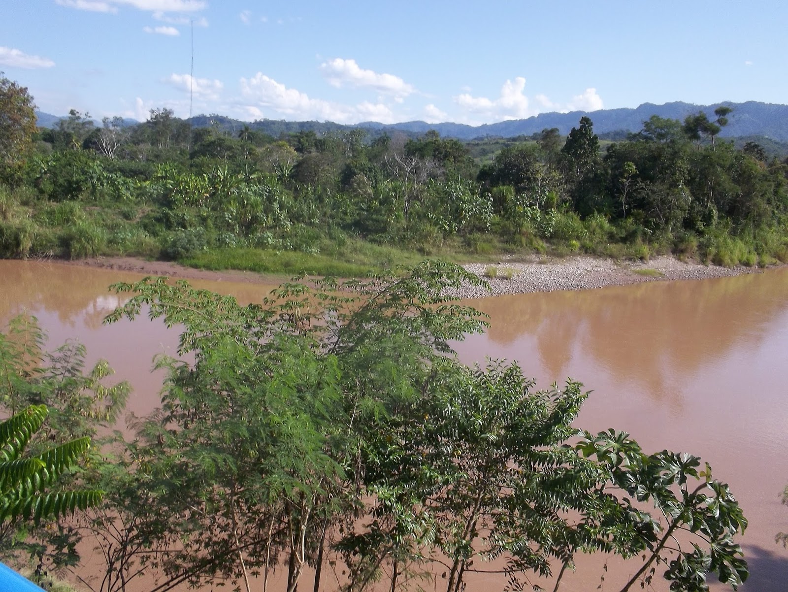 LA PROVINCIA DE HUALLAGA.: El río Saposoa a su paso por la ciudad ...