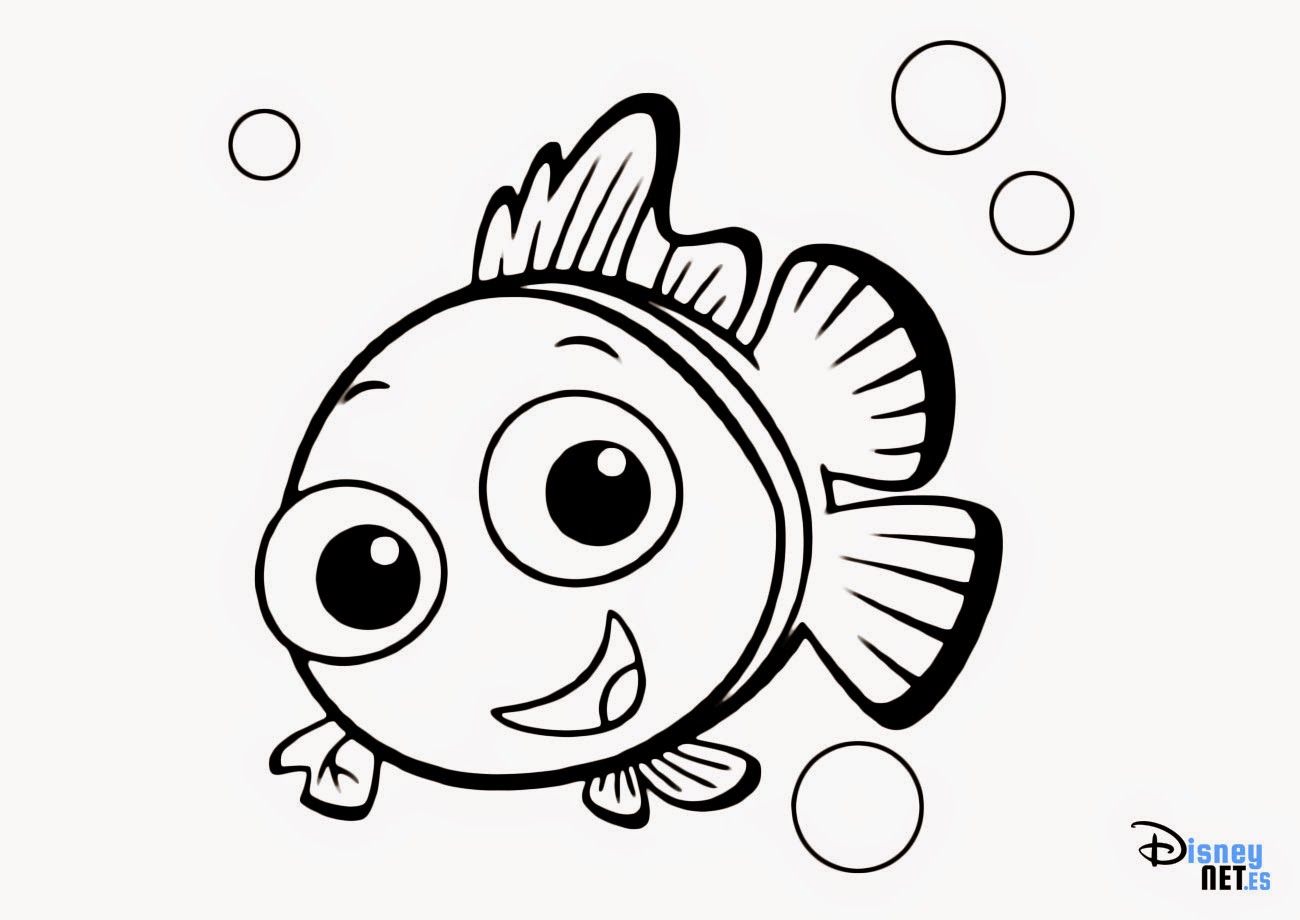 Finding Nemo Coloring Book Sketch Coloring Page