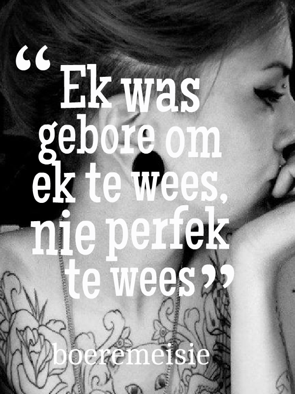 Boeremeisie by ♡: Sing die lied van die lewe