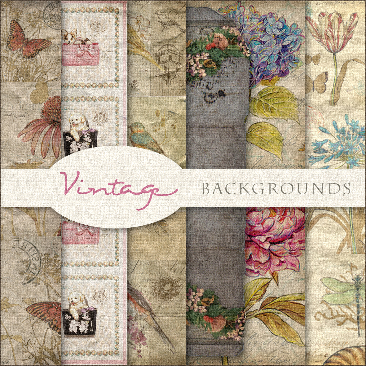 Scrap. DOT: New Freebies Backgrounds in Old Style