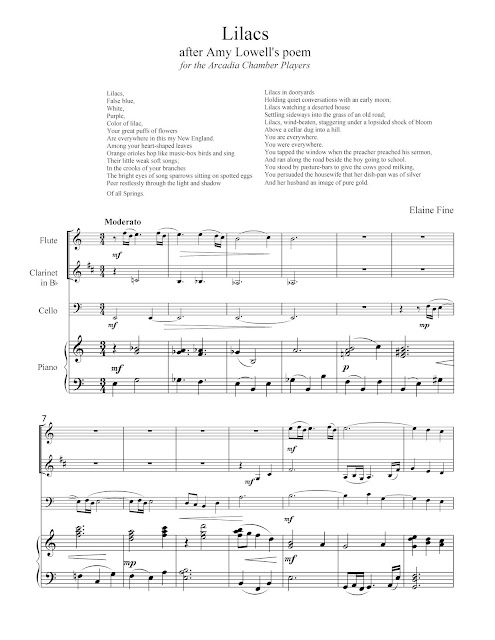 Elaine Fine's Thematic Catalog: Lilacs