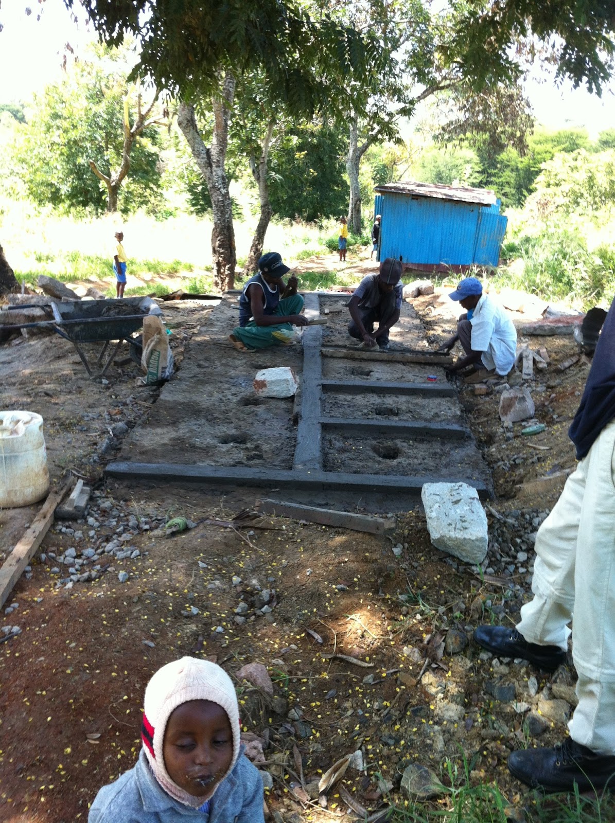 Kenya 2013: Muti Primary School--Building a Choos I