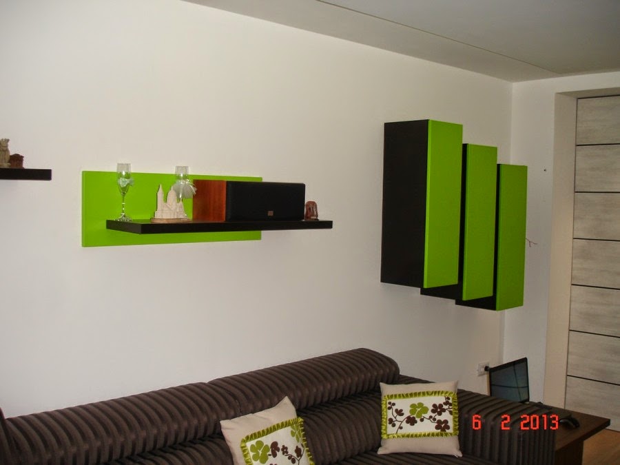 Mobila Bacau Yulmob: Mobila Living Verde Mat Vopsit