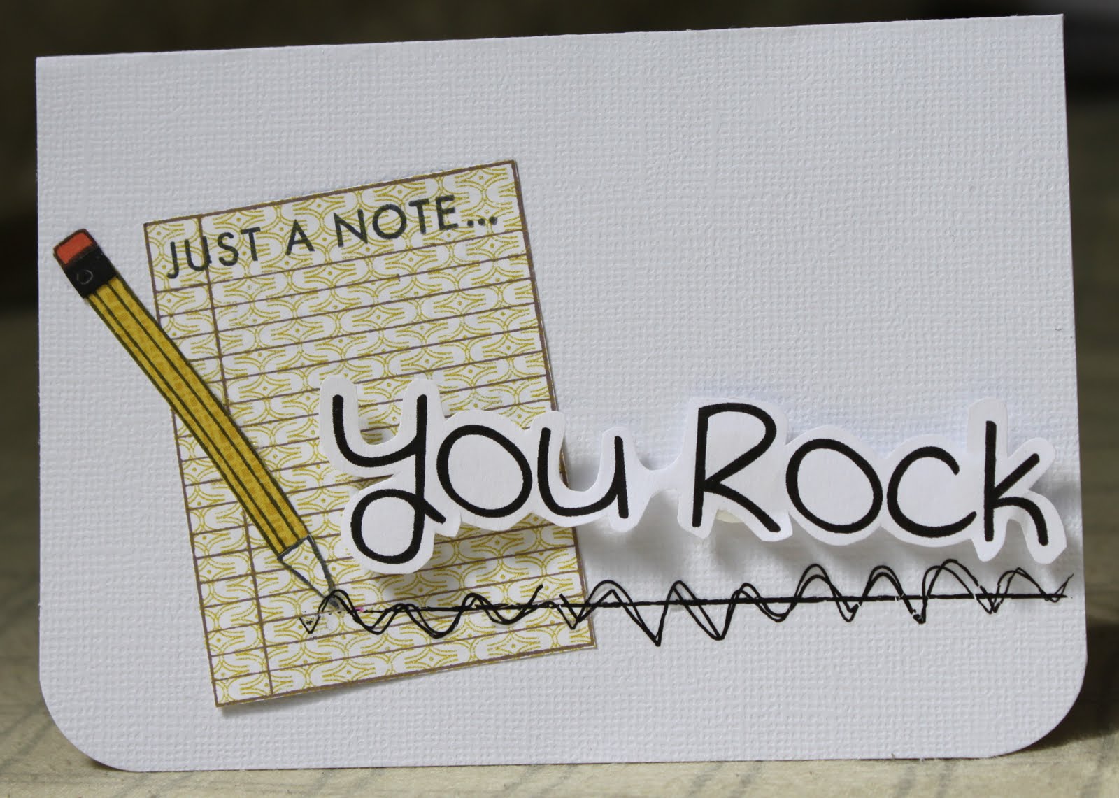 Naniwale: "You Rock" school card