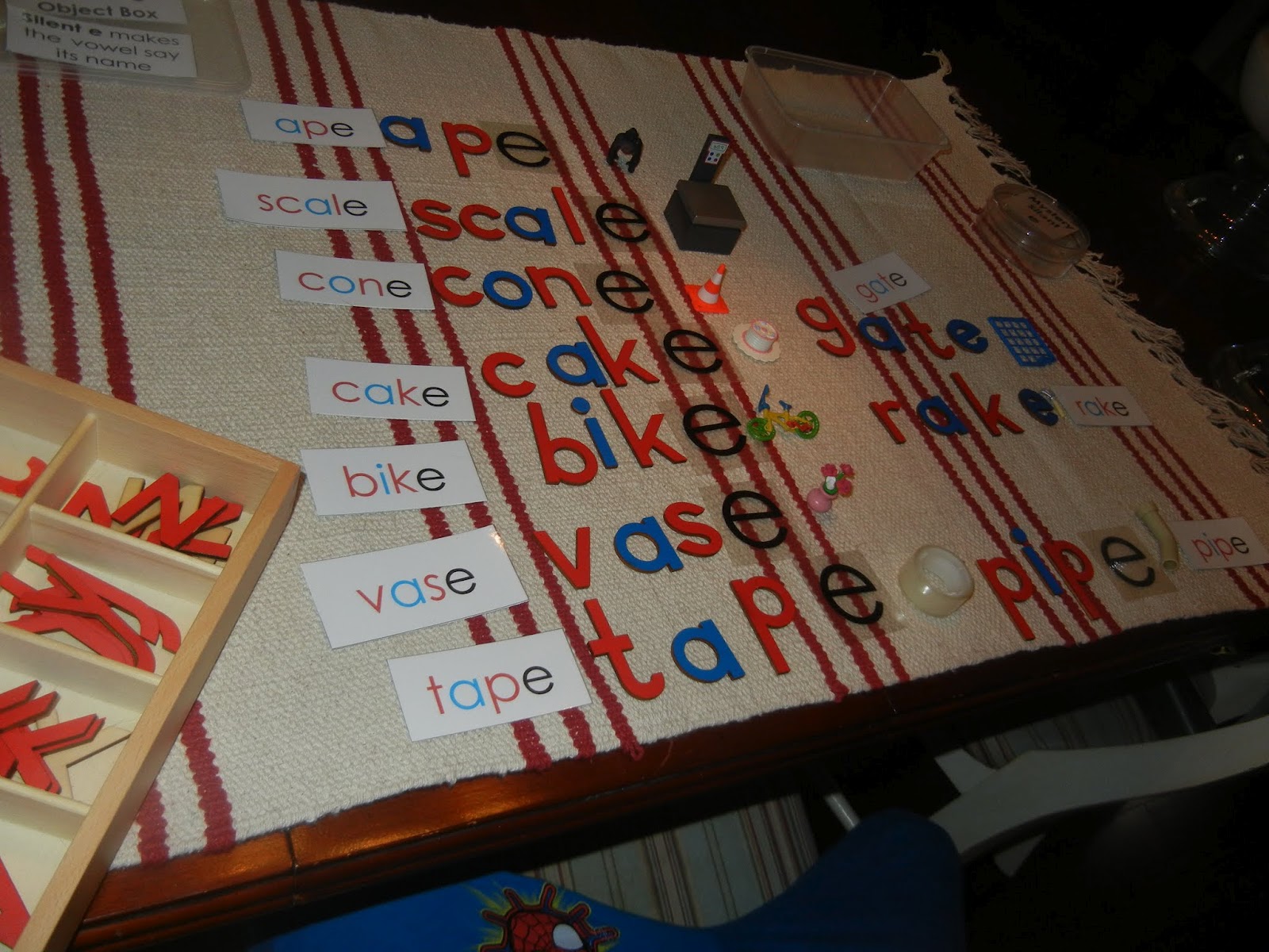 Silent "e" Letter Work & Spelling, Montessori Language At Home ...