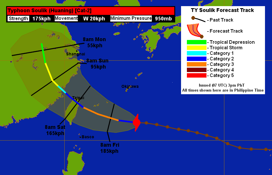 SA GITNA NG BAGYO: Typhoon Soulik (Huaning) Update #8 (w/ Video)