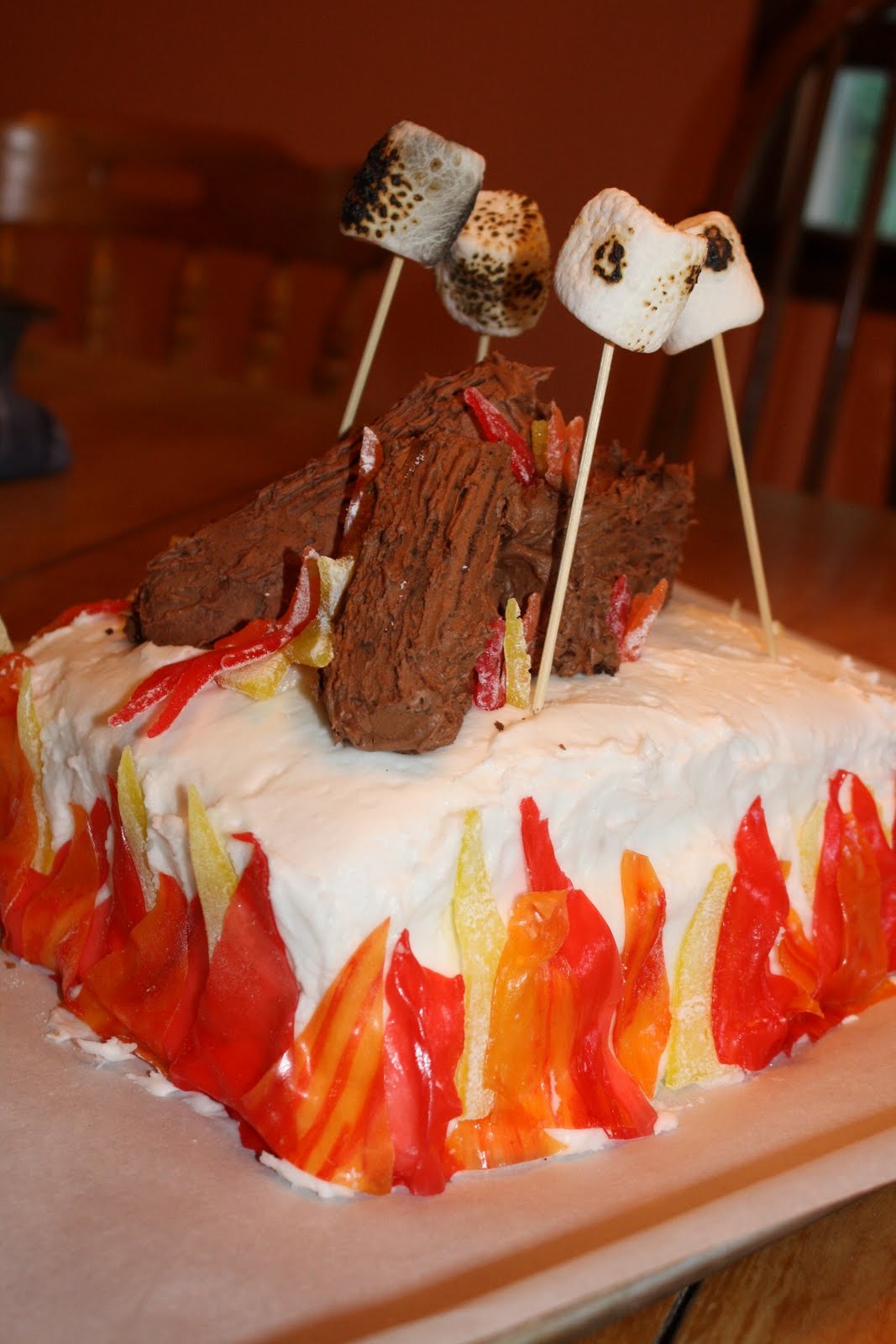 Movin' Like a Herd of Turtles: Campfire Cake