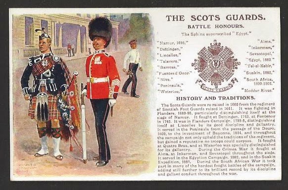 Army Service Numbers 1881-1918: Scots Guards - PoWs 1914