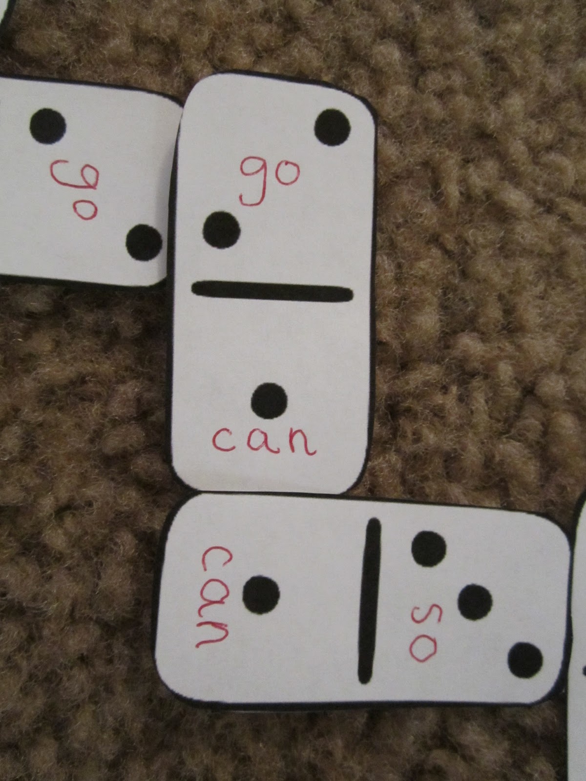 The Popcorn Reader: Sight Word Dominoes: Idea #186