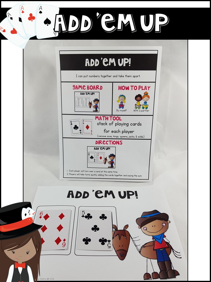 Number sense addition games