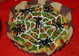 Recipe Roundup: Creepy Spider Web Dip (7 Layer)