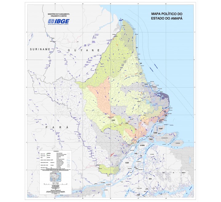 Mapas do Estado do Amapá
