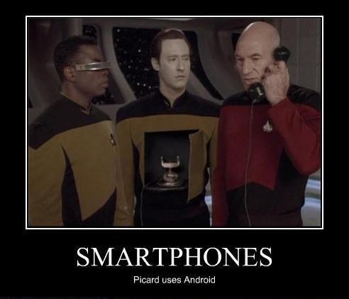 MacFags: Picard uses Android