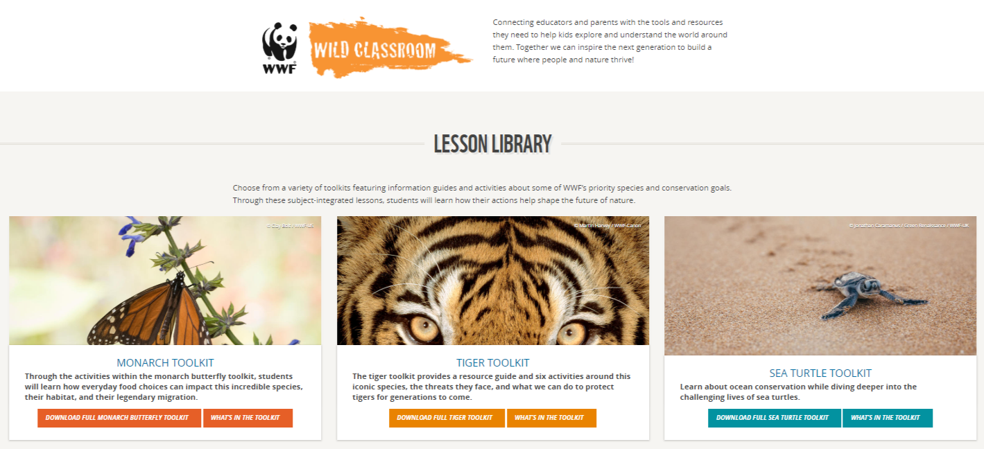 Mommy Maestra: WWF's Wild Classroom