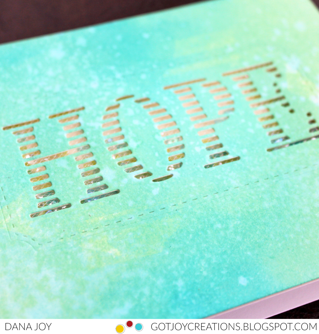 Concord & 9th Hope Label Die Tutorial | Got Joy Creations - by Dana Joy