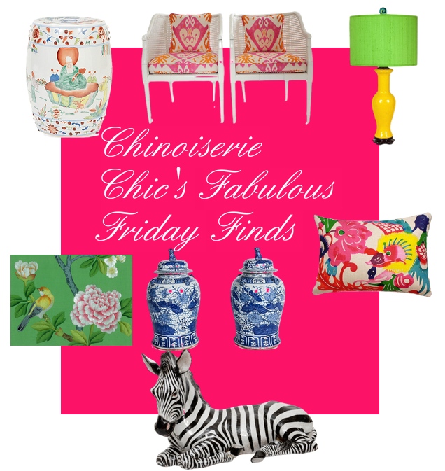 Chinoiserie Chic: New Feature - Chinoiserie Chic's Fabulous Friday Finds