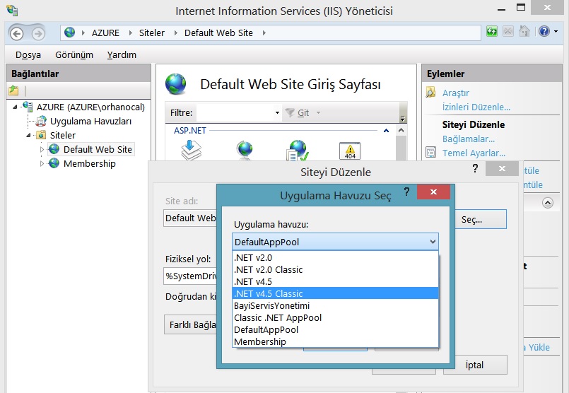 Orhan ÖCAL’ın Bloğu: compilation debug="true" targetFramework="4.0"