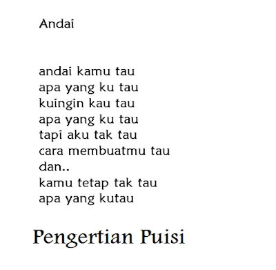 Pengertian Puisi - Sekolah Ayatulhusna