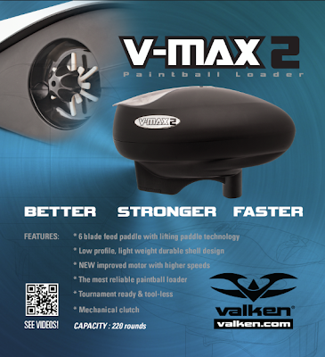 New Valken V-Max 2 Paintball Hopper ~ Paintball