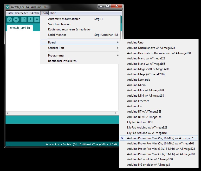Hart gelötet!: Programmieren eines Arduino Mini Pro