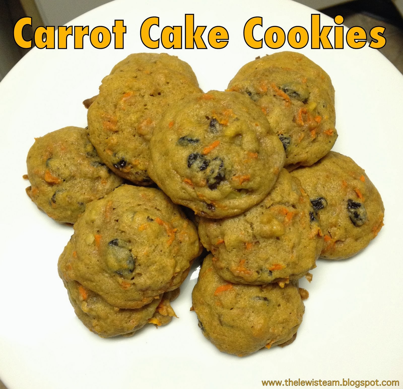 The Lewis Family: Carrot Cake Cookies {recipe}