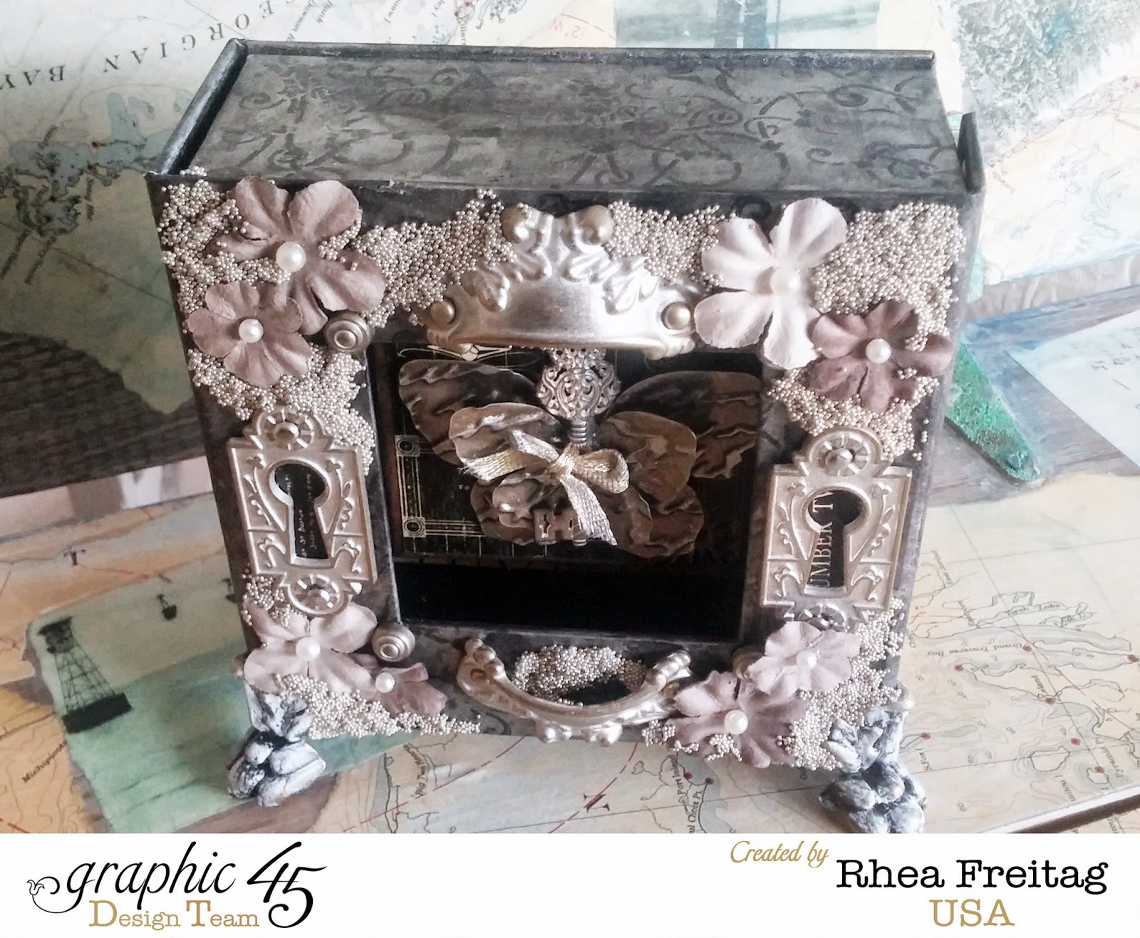 starrgazer creates: Mixed Media Butterfly Box