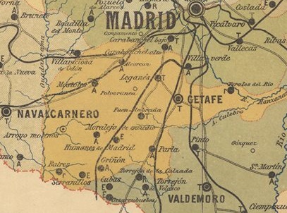 Memorias de Fuenlabrada: Fuenlabrada en el Mapa Arciprestazgo de Getafe ...