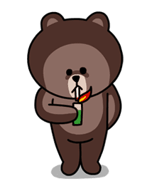 Brown & Cony | [PNG Pack] Sticker LINE Camera