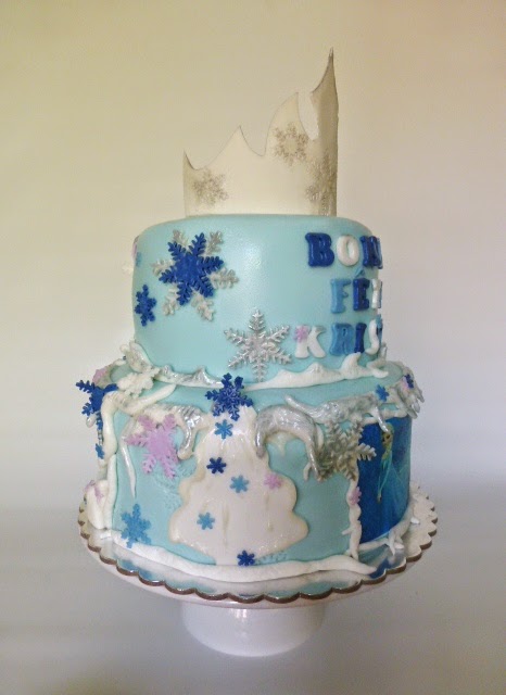 CakeSophia: Happy birthday, Kristine or another "Frozen" cake :)
