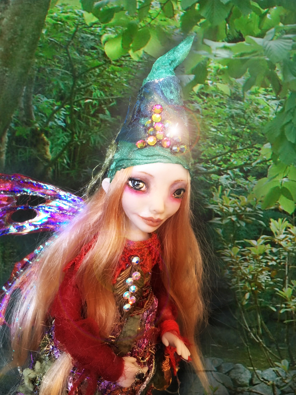 Radiant Fairies: OOAK fairy LORA The Healing Fae handmade