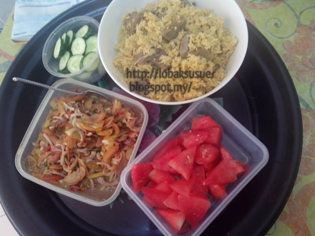 Nasi Daging Air Asam Sedap Dan Mudah