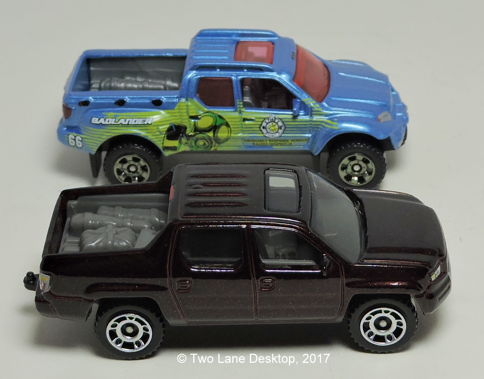 Matchbox Badlander and Honda Ridgeline