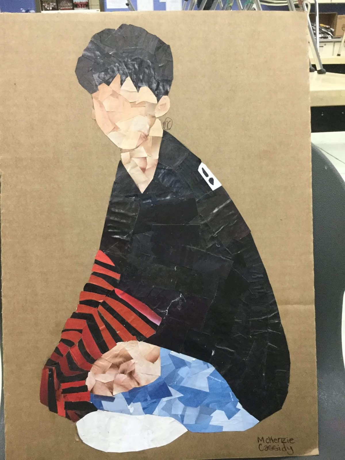 Adventures of a Middle School Art Teacher: Collage Project 8th grade