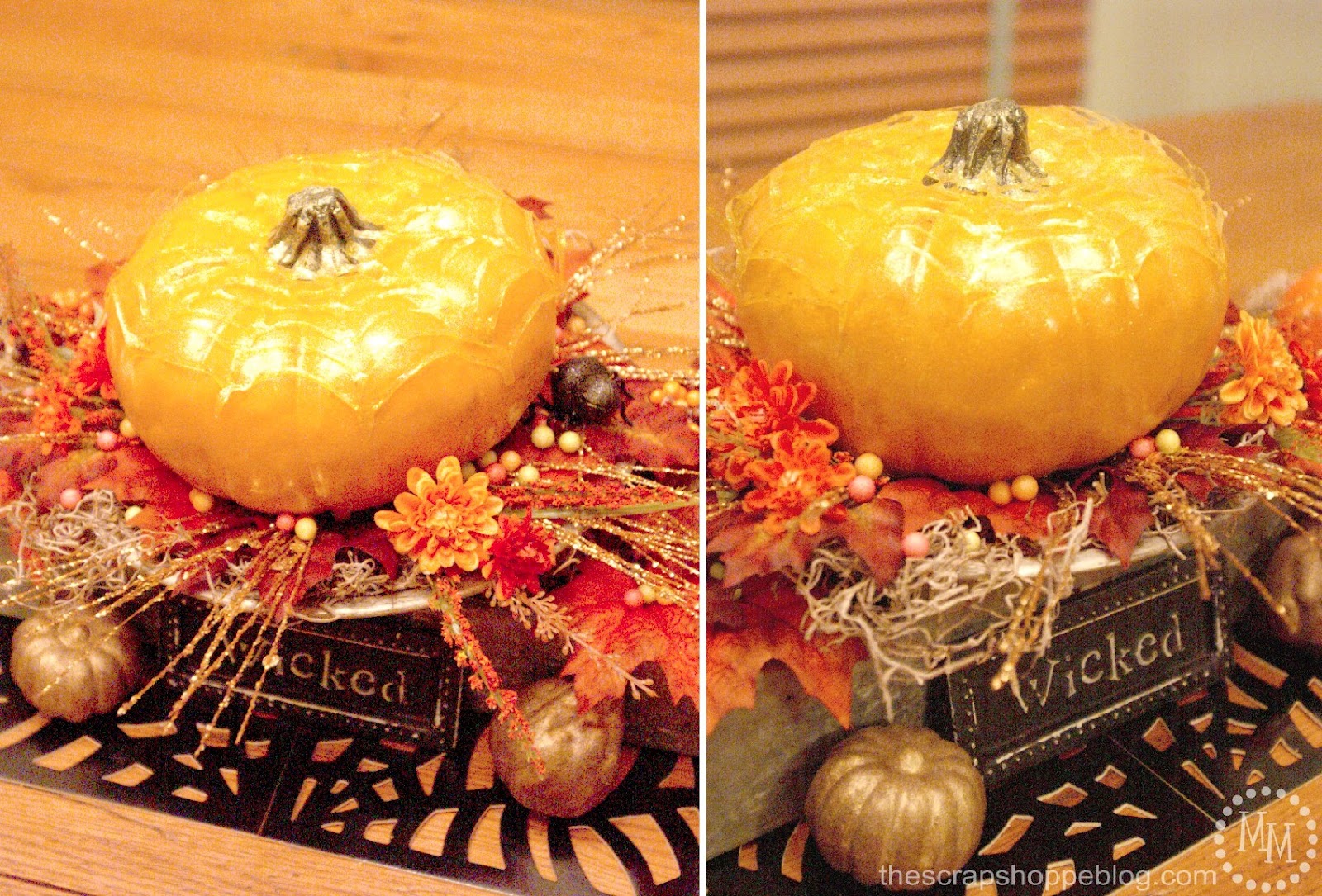 Spooky Halloween Centerpiece - The Scrap Shoppe