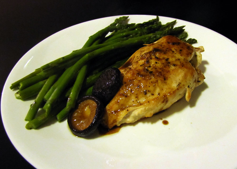 Smells Like Food in Here: Shiitake-Stuffed Chicken Breasts