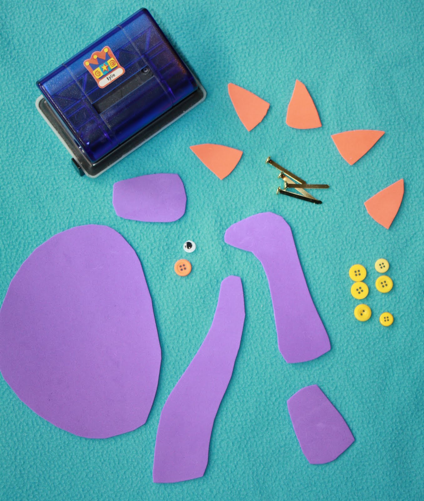 Kids Love Craft: Foam sheet or paper Dinosaur with movable parts and ...