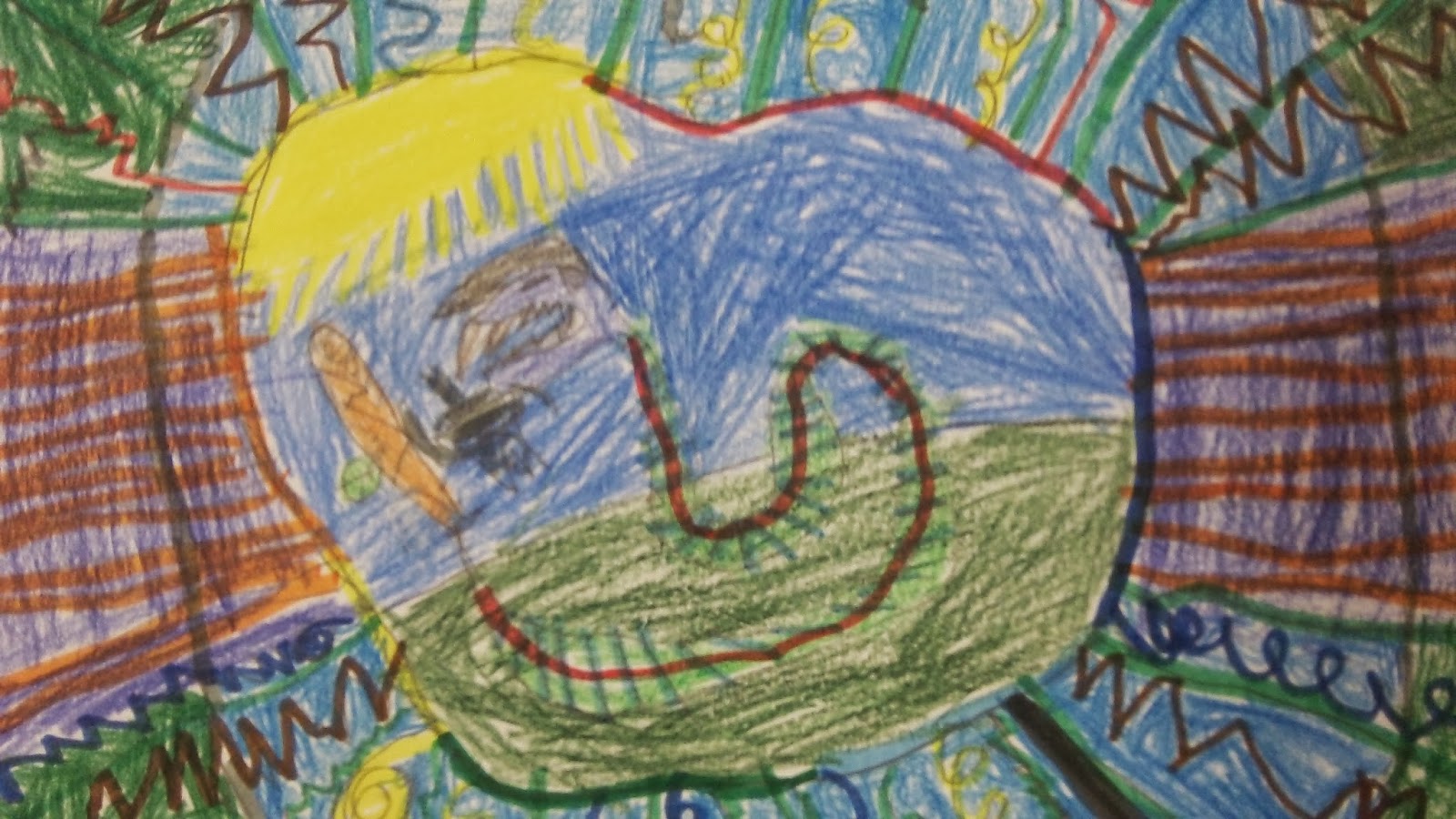 Cook-Wissahickon Art Department: Funky Line Design