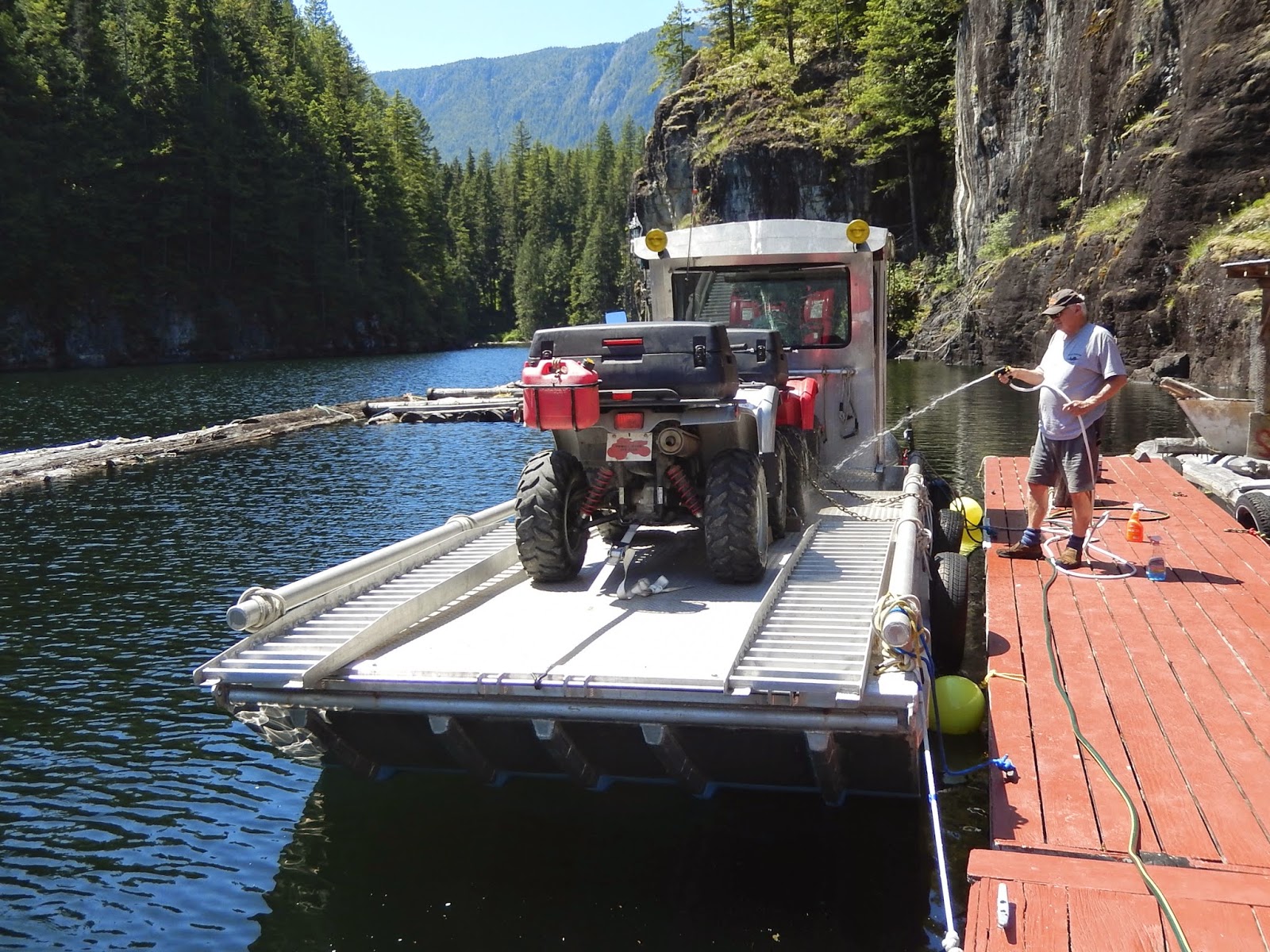 Powell River Books Blog: Goat Island Quad Ride