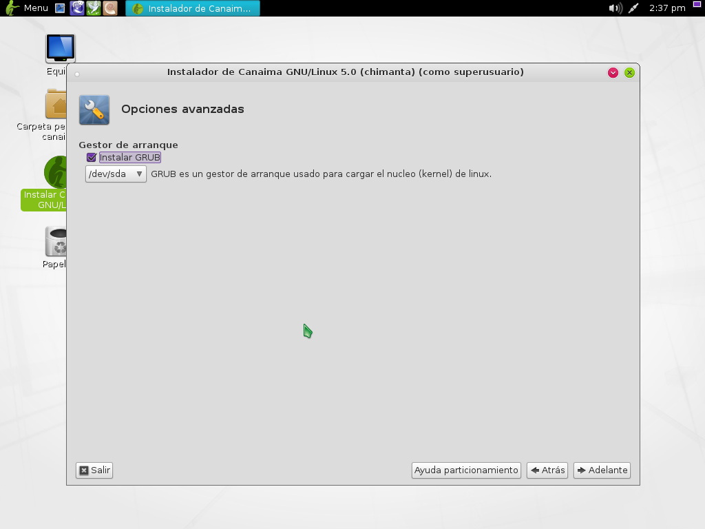 Cómo Instalar Canaima 5.0 GNU/LINUX - SoporteCanaima