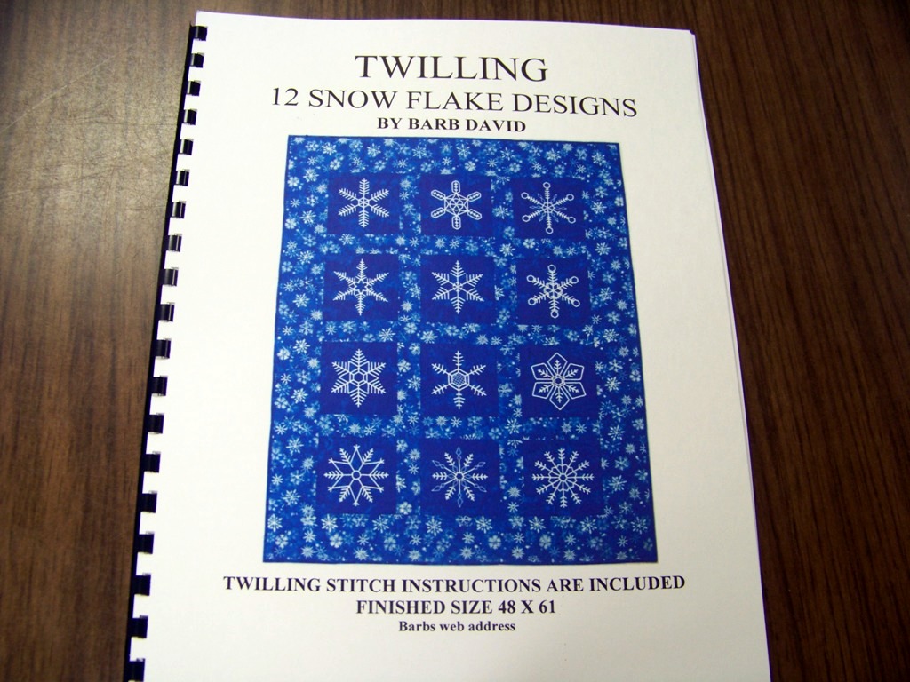 Attic Window Quilt Shop: BARB'S NEW TWILLING BOOK IS ON SALE NOW
