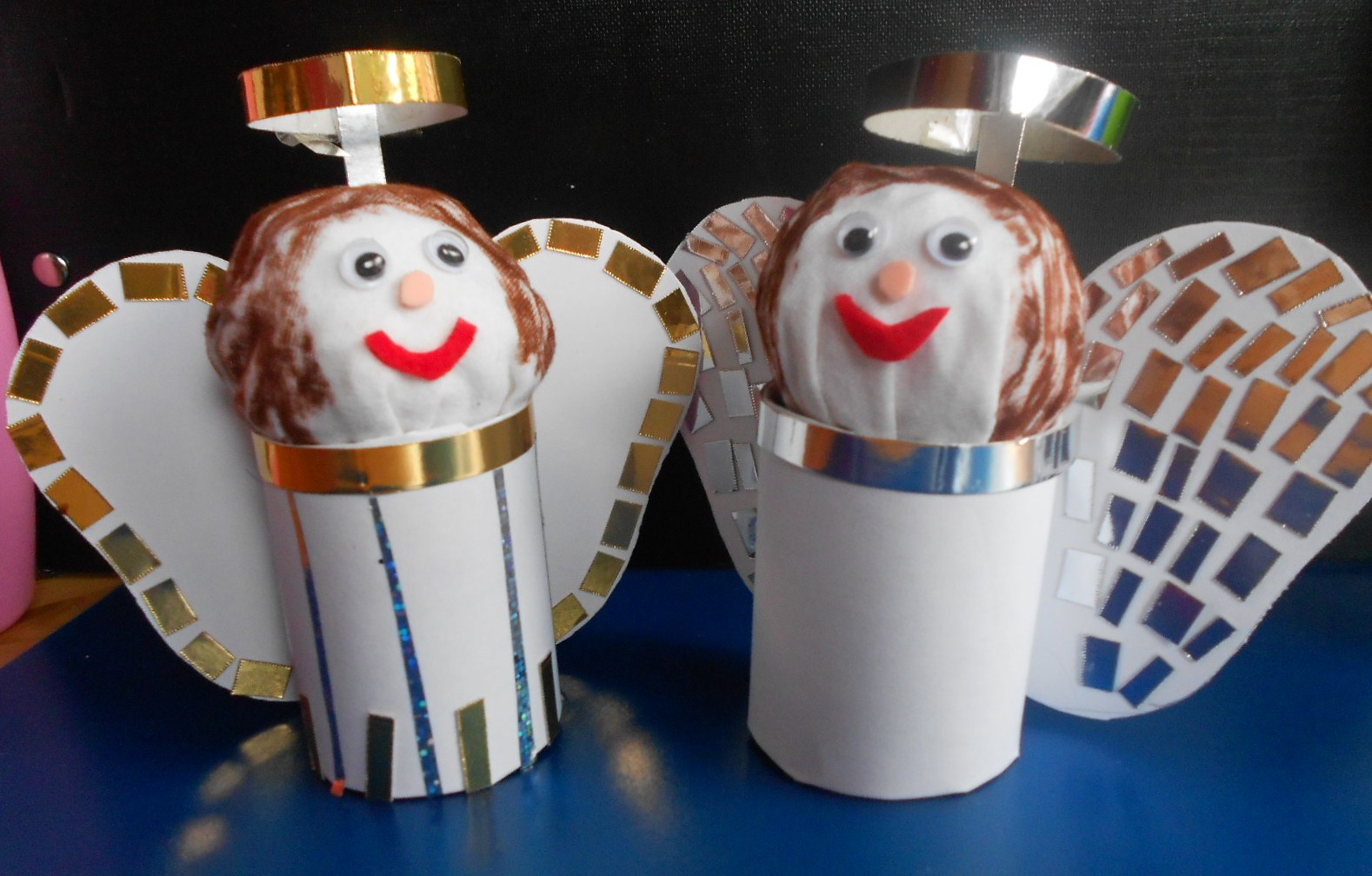 James&May Arts and Crafts Blog: Cardboard Tube Angels