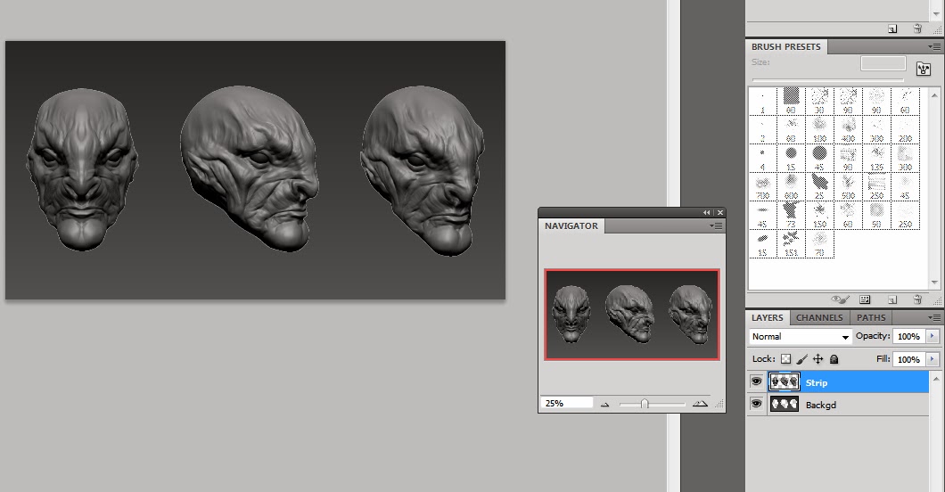 Tutorial: Quick character sheets in Zbrush | Lee Greatorex Photo/3D blog