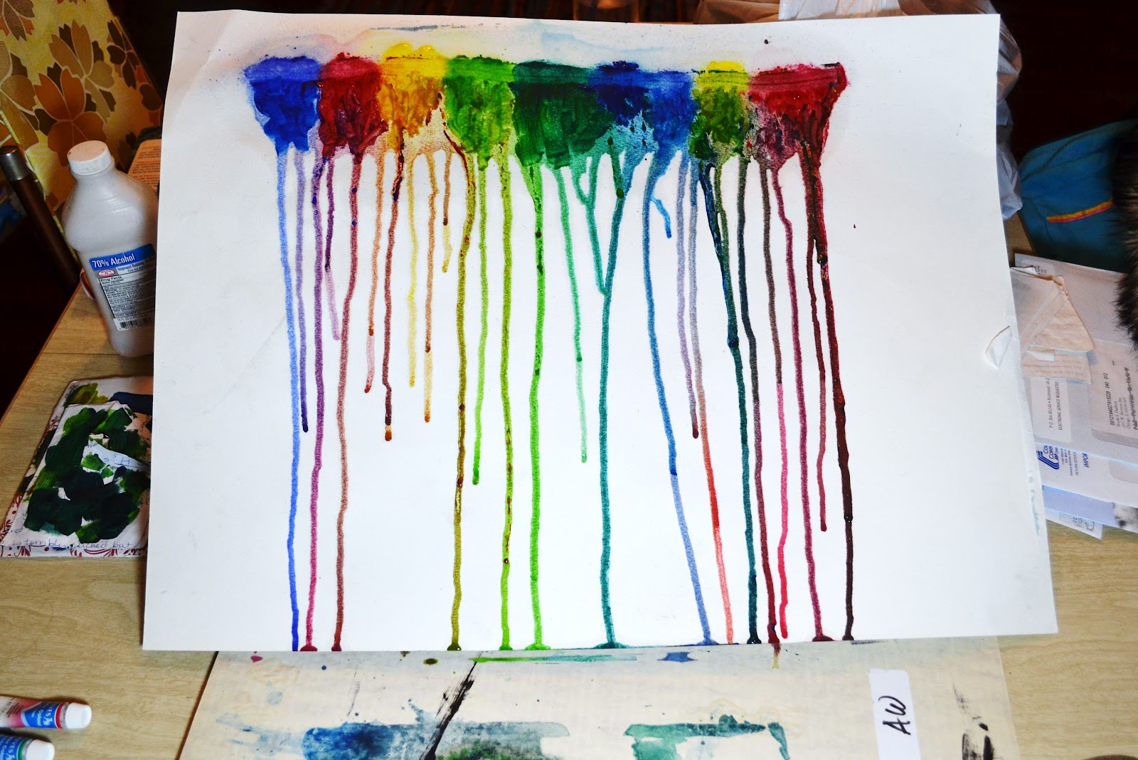 The Broke Brog: Easy DIY Drip Art